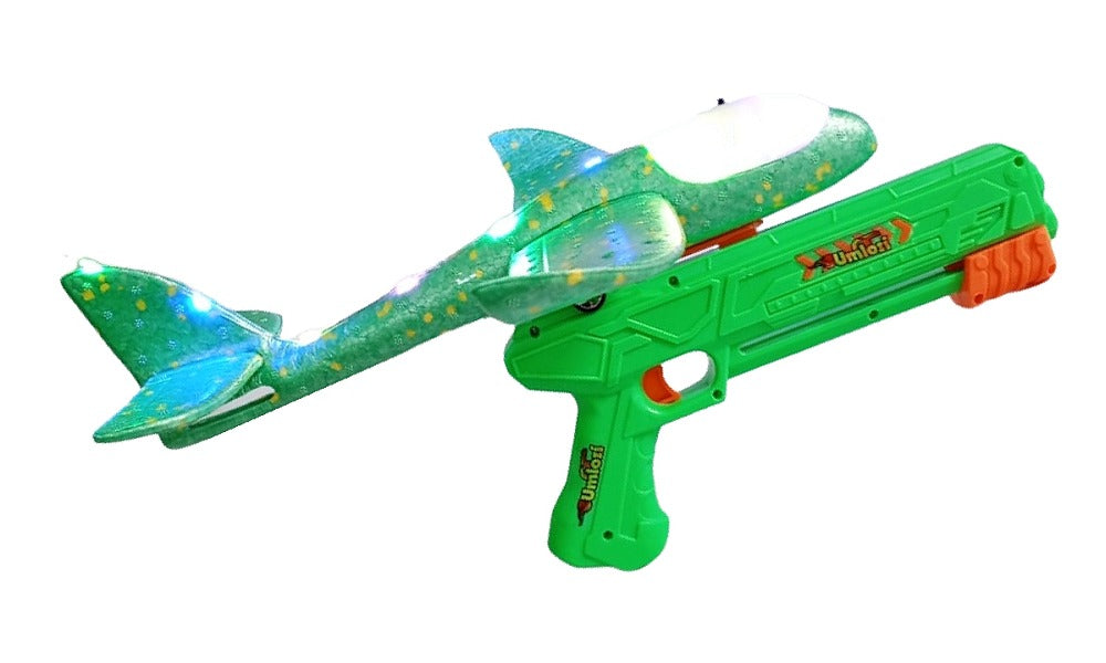 Airplane Foam Glider & Gun Launcher - 2 Flight Modes – Umlozi International