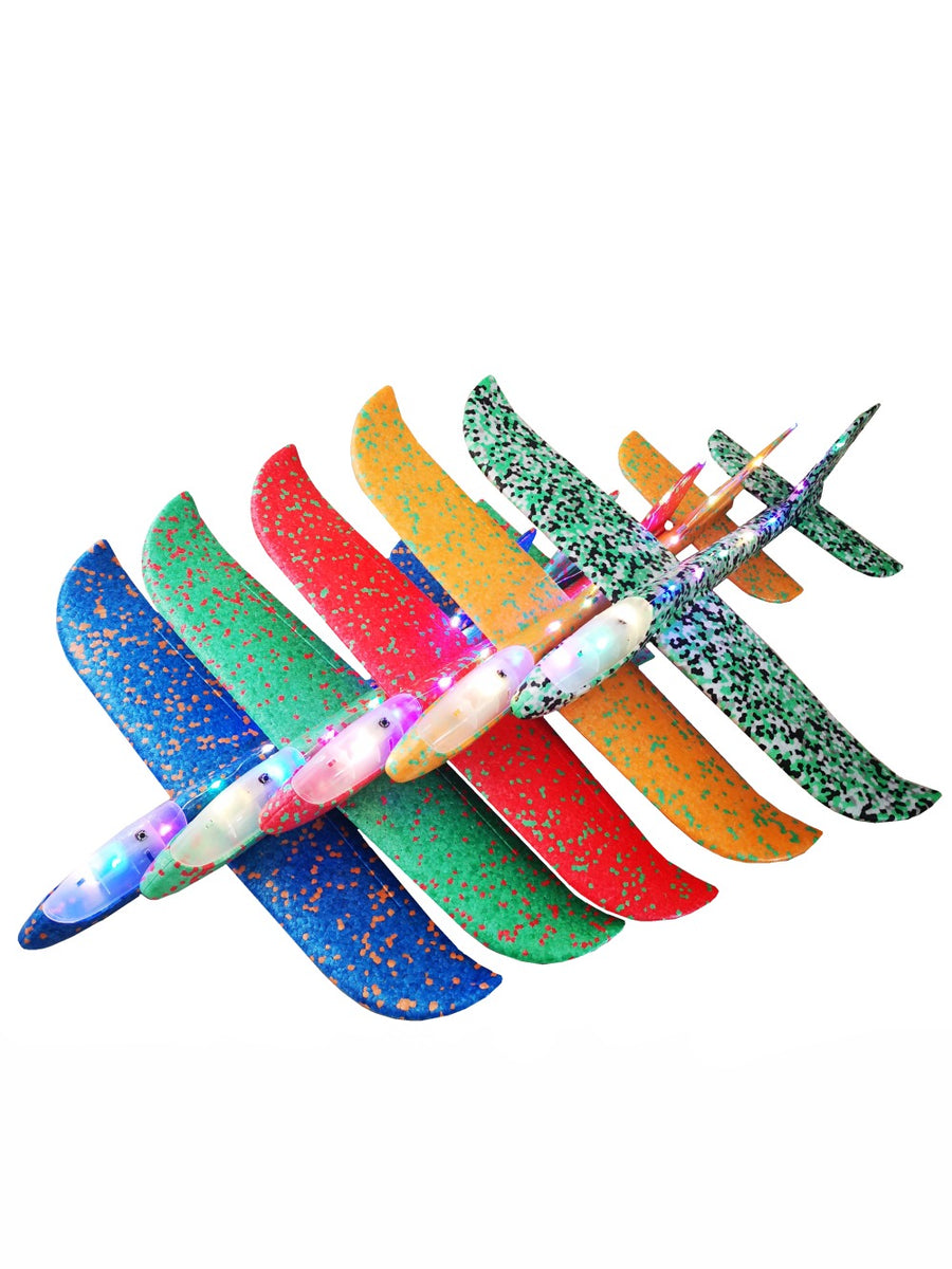 Glider Throw Foam Airplane Large Throwing Foam Plane - 5 Pack – Umlozi ...
