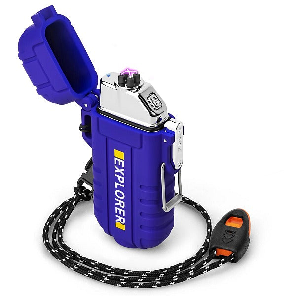 Flameless Electronic Rechargeable, Waterproof, Windproof Lighter With ...