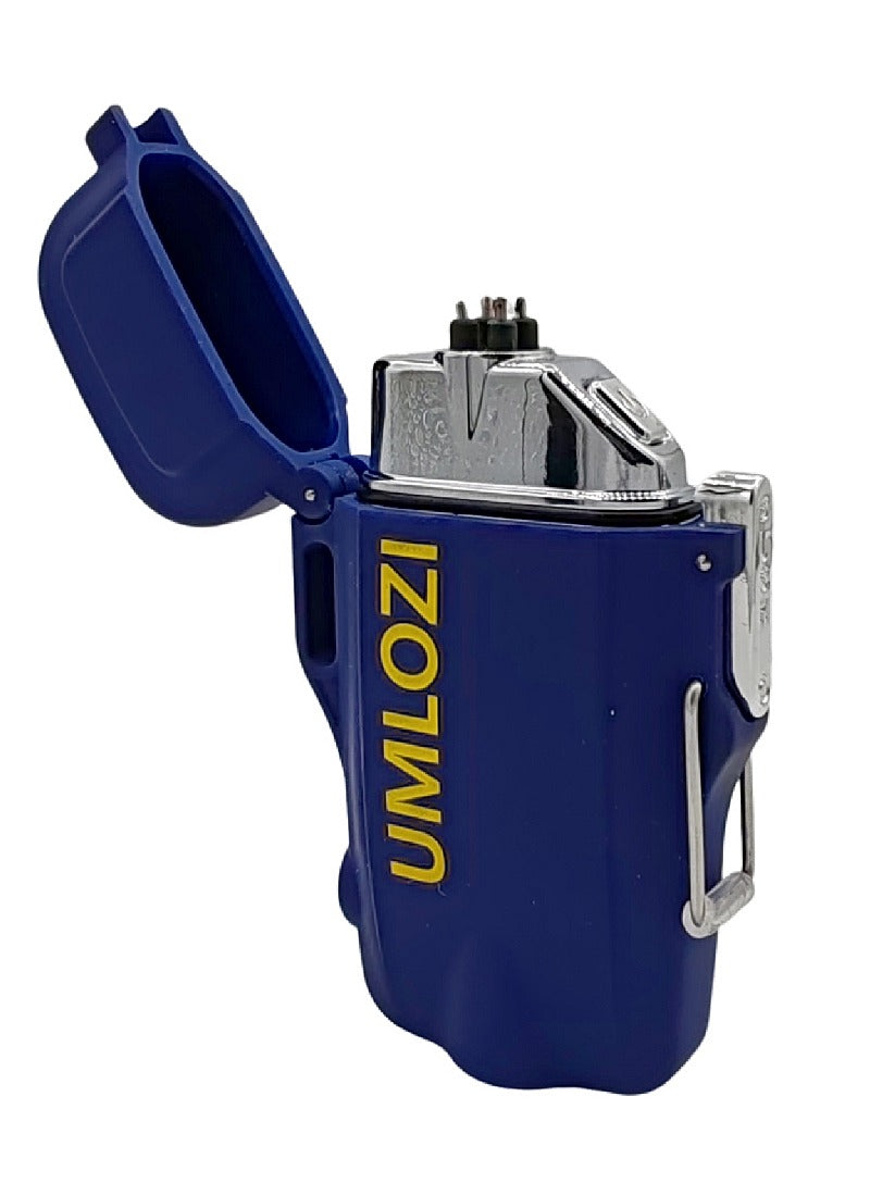 Flameless Electronic Rechargeable, Water & Windproof Lighter With LED ...