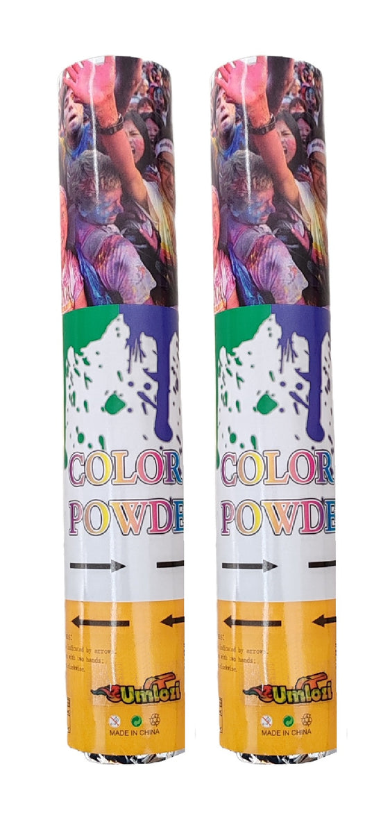 Colour Powder Cannons - 2 Pack - Assorted Colours – Umlozi International