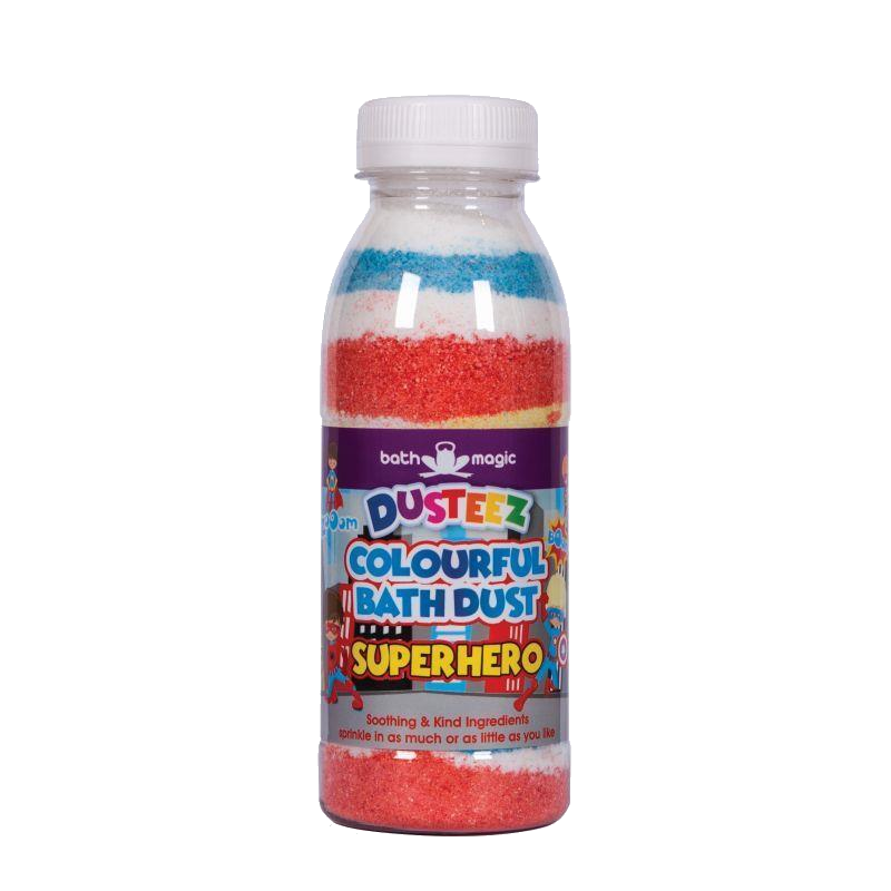 Dusteez - Colourful Bath Dust - Superhero – Umlozi International